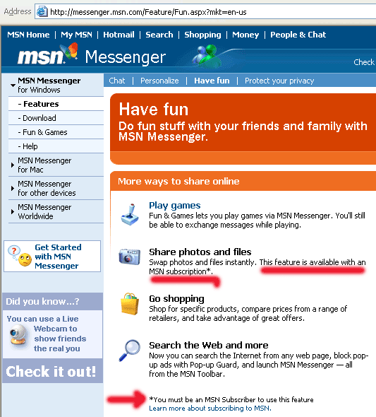 MSN Messenger 6.2 File Sharing? - Software Discussion & Support - Neowin
