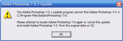 Photoshop 7.0.1 Update Problem - Software Discussion & Support - Neowin