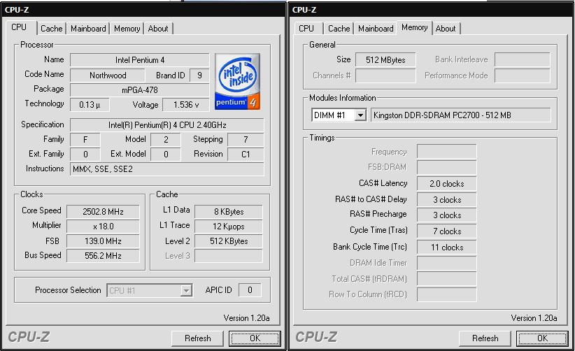 Intel memory timings - Hardware Hangout - Neowin