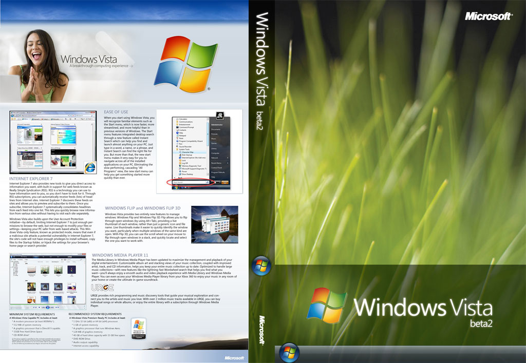 [Contest] Windows Vista DVD Cover - Web Design & Development - Neowin