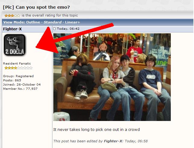 [Pic] Can you spot the emo? - Jokes & Funny Stuff - Neowin