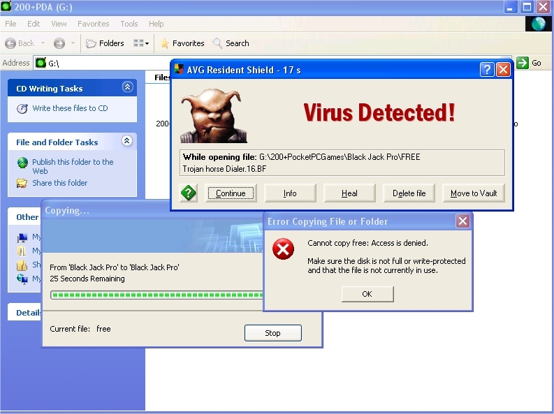 Virus on 200+ great games for PDA - Software Discussion & Support - Neowin