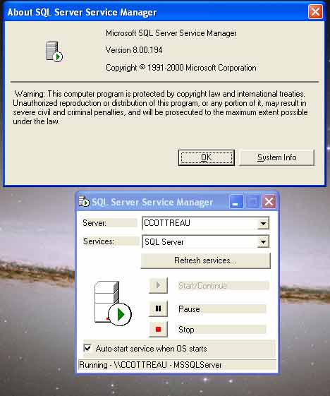 MSSQL problem in Windows XP SP2 - Microsoft (Windows) - Neowin