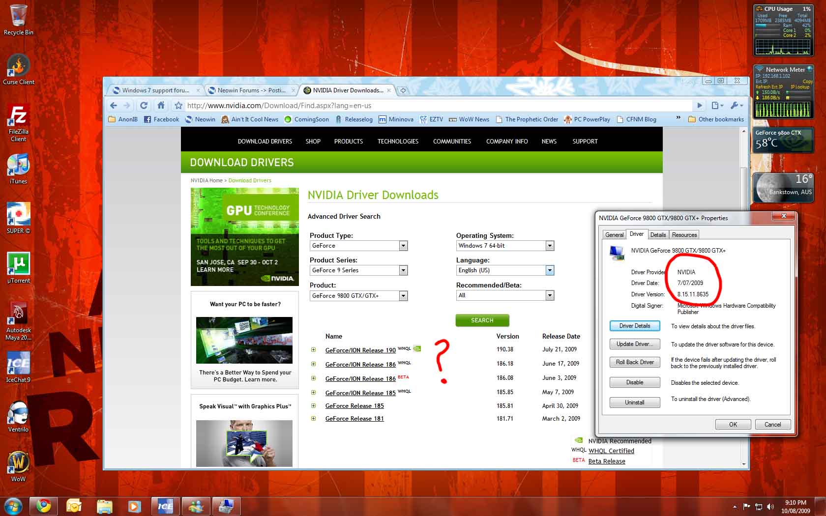 Windows 7 nVidia display drivers - Microsoft (Windows) - Neowin