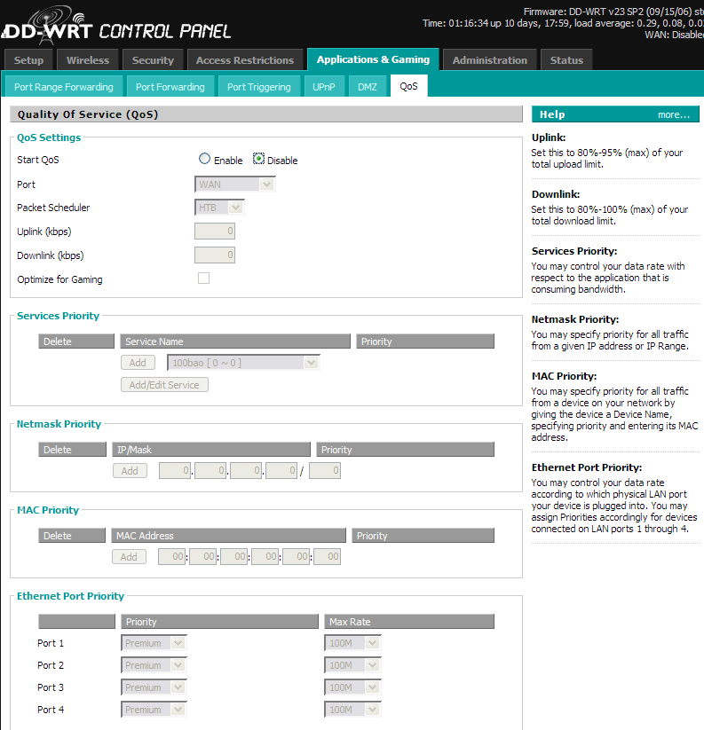 Control/shape bandwidth via router - Smart Home, Network & Security ...