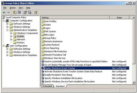 Turn off "Display Shutdown Event Tracker" - Microsoft (Windows) - Neowin