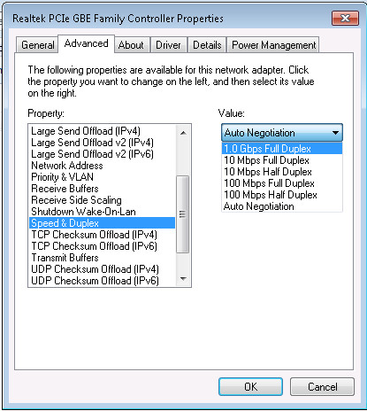 Set speeds/Duplex in Windows 7 - Microsoft (Windows) - Neowin