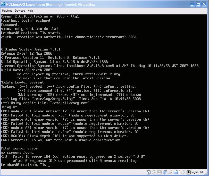 [PCLOS] X server issues. - Linux - Neowin