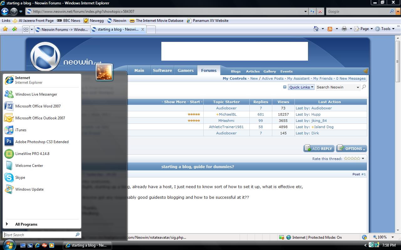 Vista update problem ! - Microsoft (Windows) - Neowin