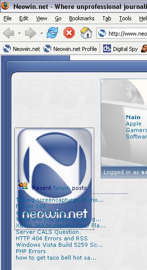 logo alignment - Site & Forum Issues - Neowin