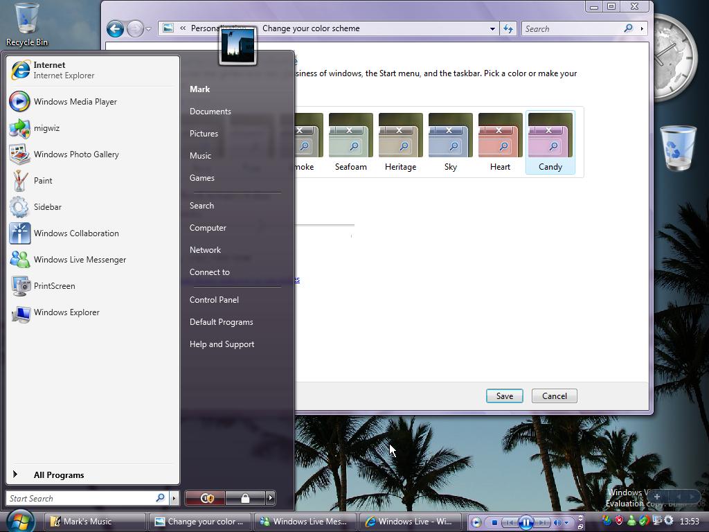 Changeing the Vista taskbar color, is it possible? - Tips, Tweaks ...