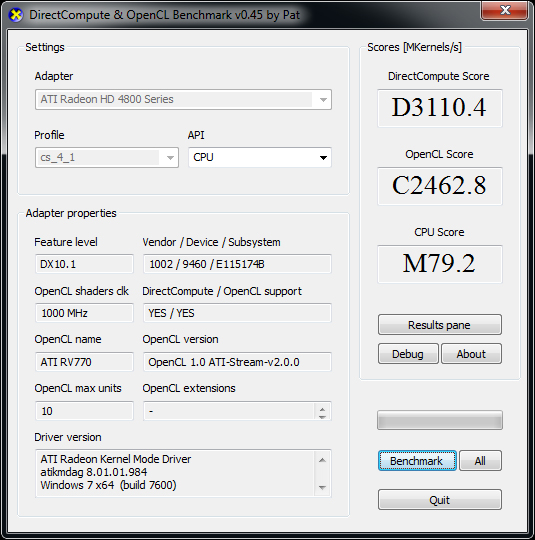 DirectCompute Benchmark for Vista SP2 with DX11 or Win7 - Back Page News - Neowin