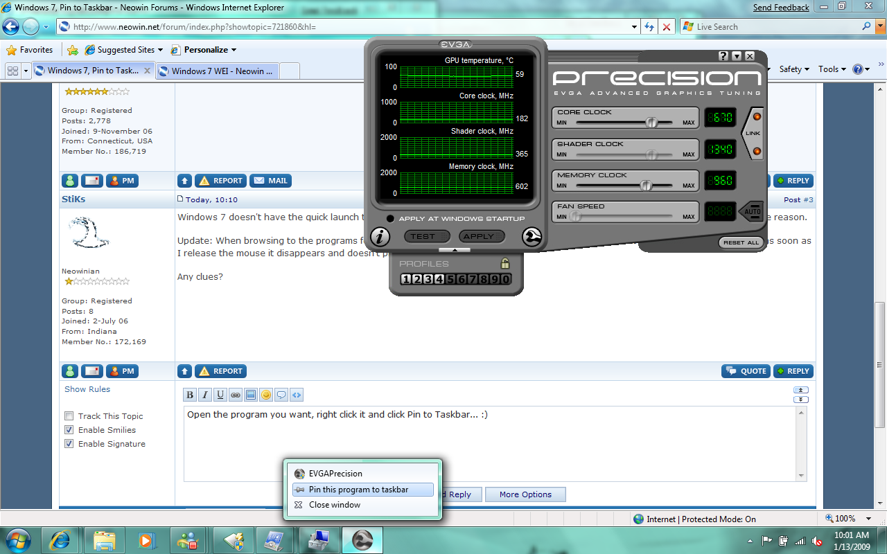 Windows 7, Pin to Taskbar - The Fast Ring (Insider Previews) - Neowin