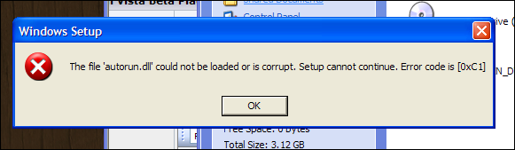 Vista Errors - The Fast Ring (Insider Previews) - Neowin