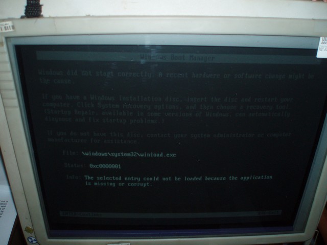 Error at Boot up - Microsoft (Windows) - Neowin