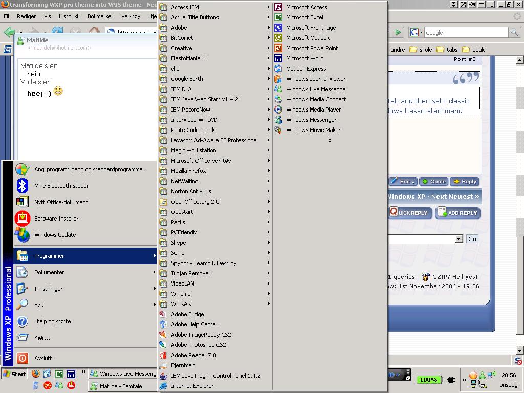 transforming WXP pro theme into W95 theme - Tips, Tweaks ...