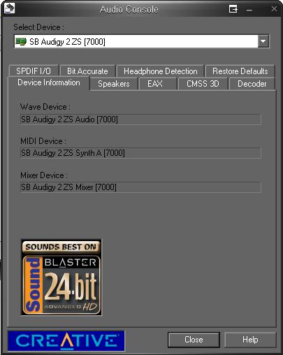 Audio Console for Creative Sound Blaster Audigy - Back Page News - Neowin