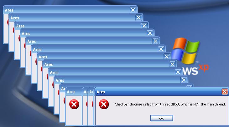Ares Major Error - Software Discussion & Support - Neowin