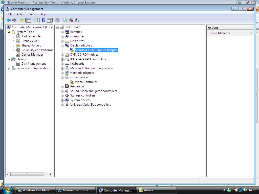 Driver failing to start - Hardware Hangout - Neowin