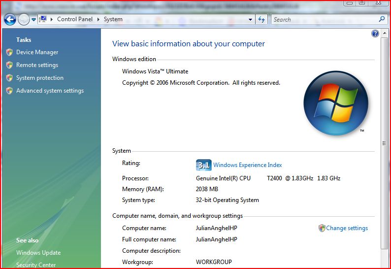Vista rating system - Microsoft (Windows) - Neowin