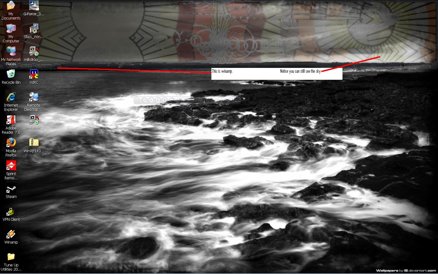 Visualization background w/ transparent windows - Tips, Tweaks ...