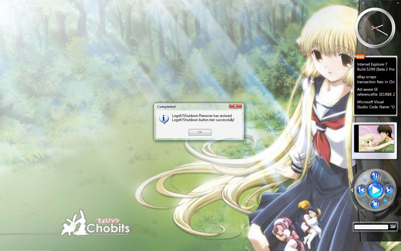 Logoff/Shutdown text Remover - Tips, Tweaks & Customization - Neowin