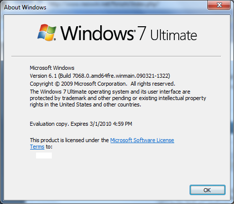 Windows 7 build 7068 - Whats New... - The Fast Ring (Insider Previews ...