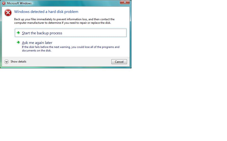 Problem with disk - Microsoft (Windows) - Neowin