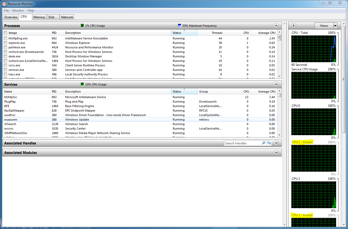 Enabling Core Parking Technology in Windows 7 - Microsoft (Windows ...