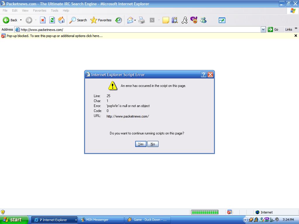 IE Script Errors - Software Discussion & Support - Neowin