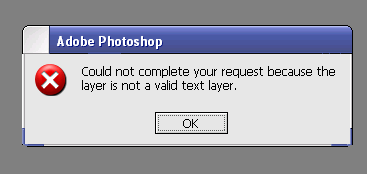 Error in Photoshop CS - Web Design & Development - Neowin