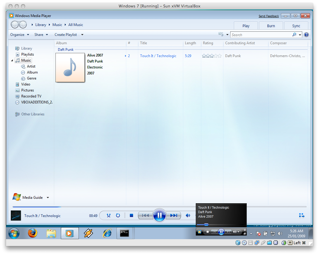 WMP Toolbar in Win7 Beta 1 7000? - The Fast Ring (Insider Previews) - Neowin