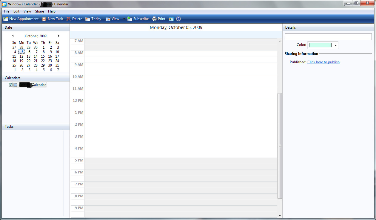 Windows Vista Calendar on Win 7 - Microsoft (Windows) - Neowin