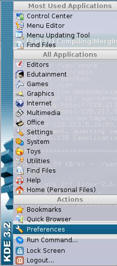 KDE 3.2 Menu is not correct After Upgrade - Linux - Neowin