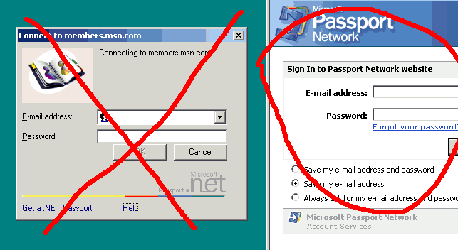 .net passport dialog box frustration - Web Browser Discussion & Support ...