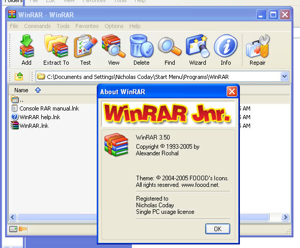 WinRAR 3.5 Final - Back Page News - Neowin