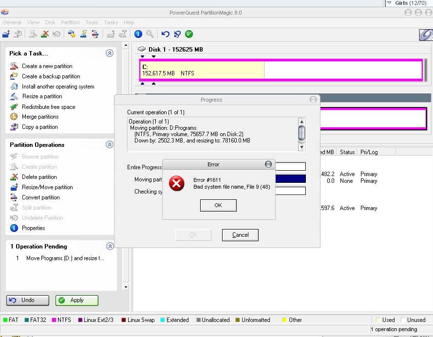 partitionmagic cannot resize partition - Software Discussion & Support - Neowin