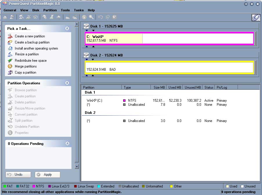 Parition magic problems - Software Discussion & Support - Neowin