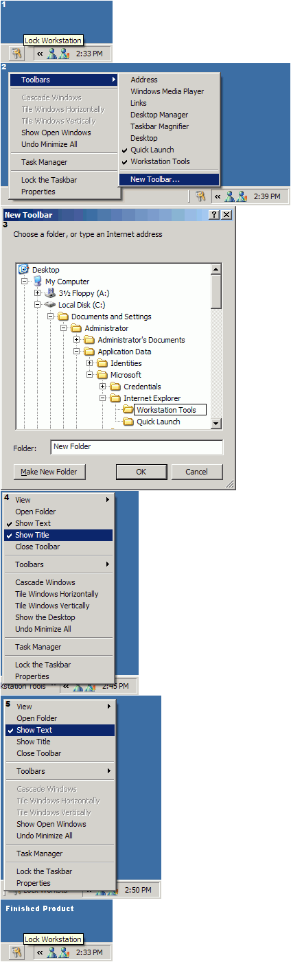 Lock Workstation Icon on taskbar - Tips, Tweaks & Customization - Neowin