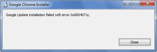 Google Chrome failed to run - Microsoft (Windows) - Neowin