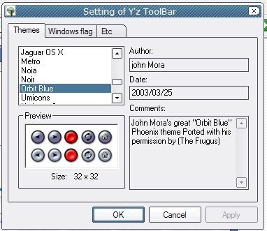 Looking for Y'z Toolbar theme.... - Tips, Tweaks & Customization - Neowin