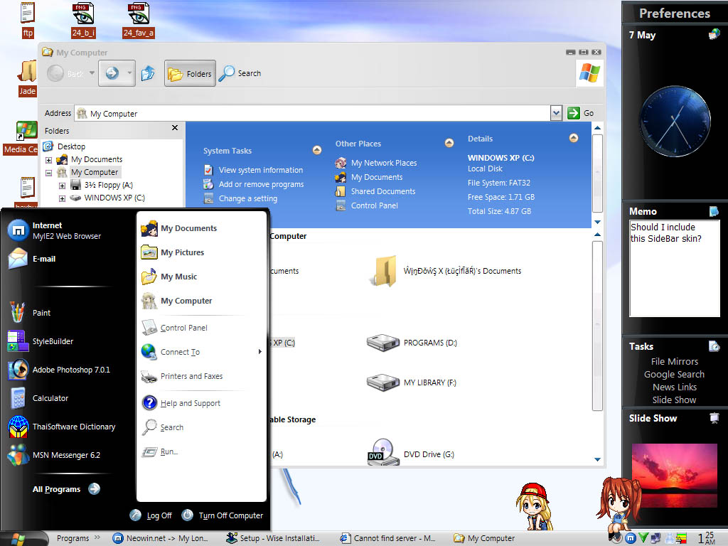 My Longhorn desktop - Tips, Tweaks & Customization - Neowin
