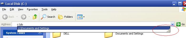 windows xp address bar bug (screenshots) - Microsoft (Windows) - Neowin