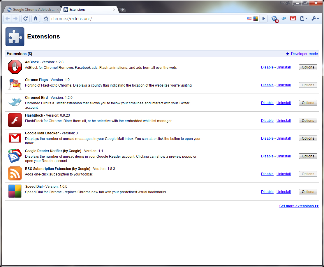 Google Chrome Adblock + icon removal. - Software Discussion & Support ...