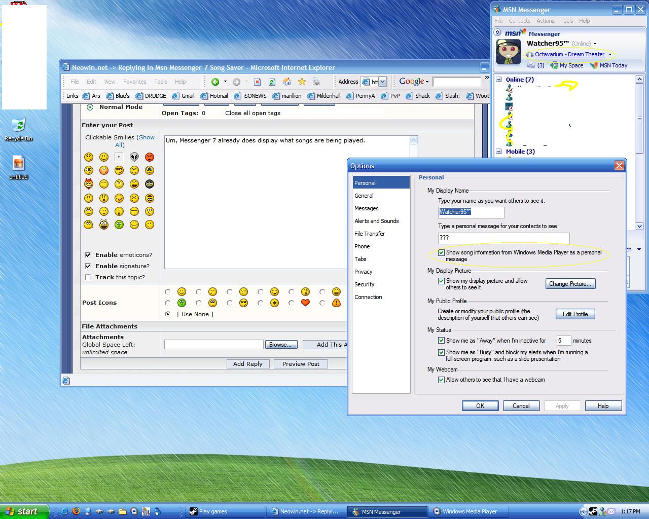 Msn Messenger 7 Song Saver - General Discussion - Neowin