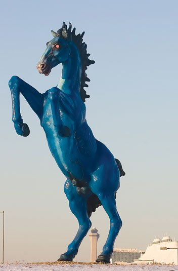 Campaign to move 'demonic' 'Blue Mustang' - Real World News - Neowin