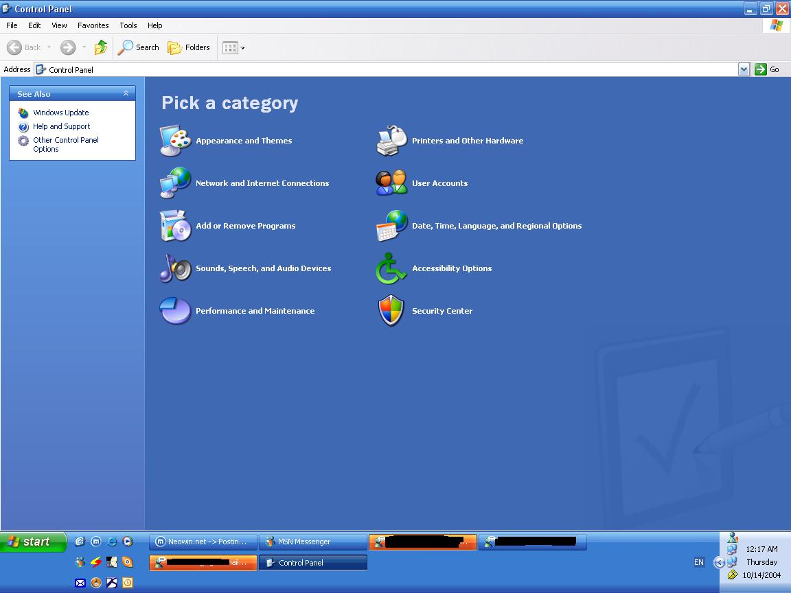 control panel 'VIEW' problem - Microsoft (Windows) - Neowin