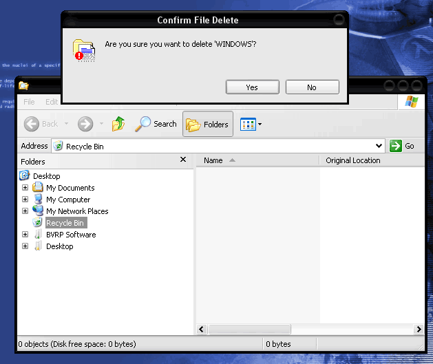 Need help with Recycle Bin Problem - Microsoft (Windows) - Neowin