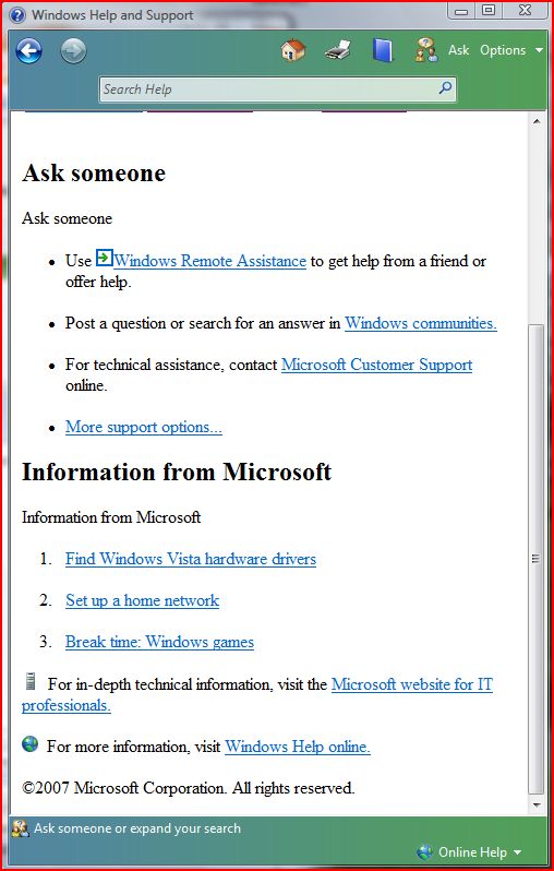 Ridiculous... problem with Help & Support - Microsoft (Windows) - Neowin