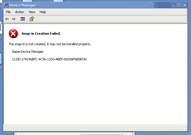 Device Manager Problems - Microsoft (Windows) - Neowin